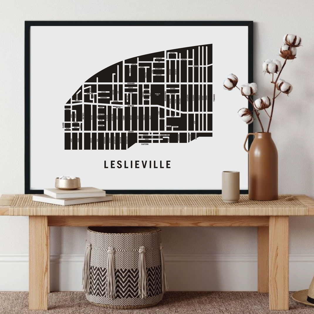 Modern Neighbourhood Maps: Housewarming Gifts & Home Decor Art