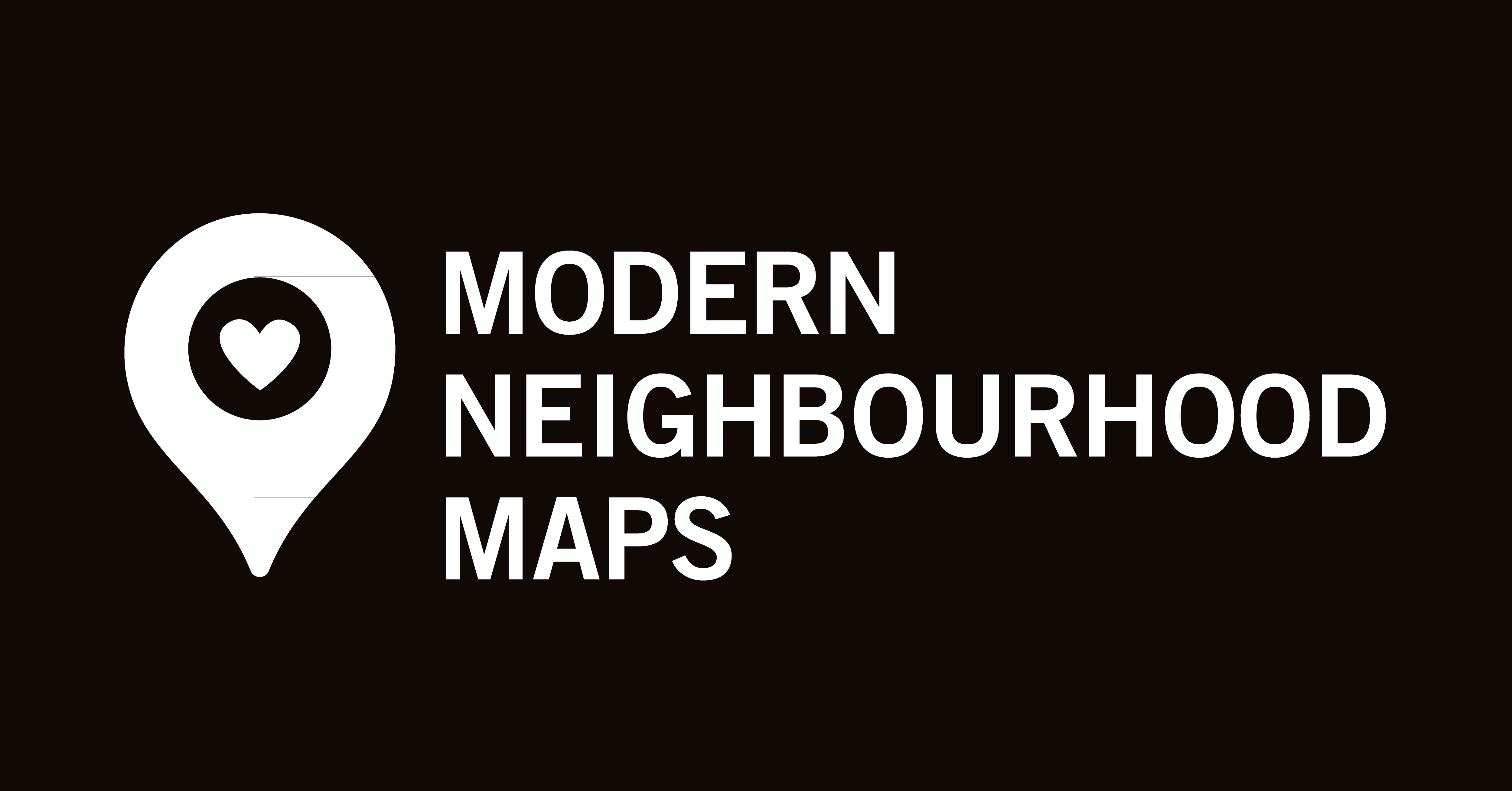 Modern Neighbourhood Maps: Housewarming Gifts & Home Decor Art